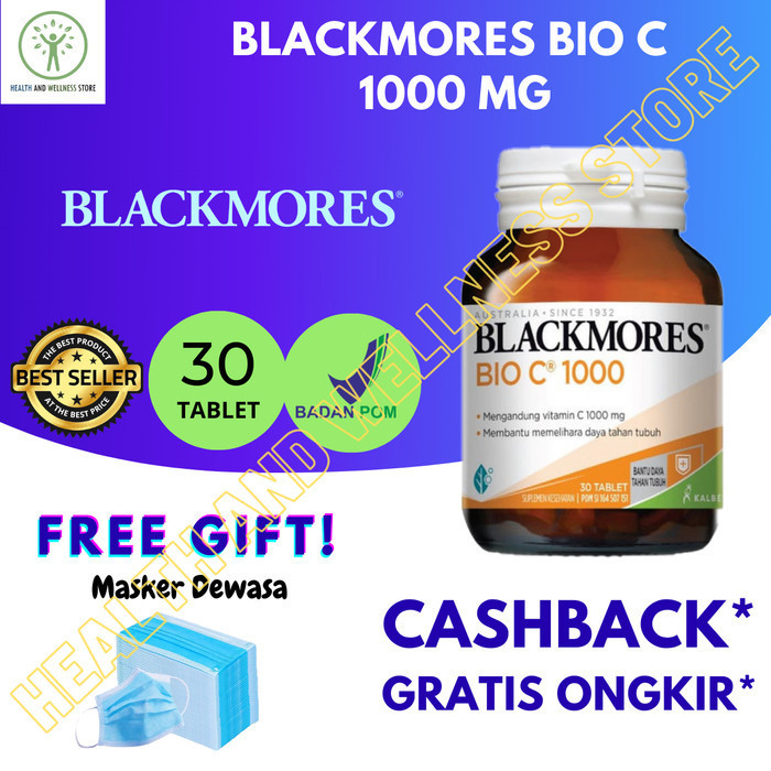 Jual Blackmores Vitamin Dan Mineral Series Bio C 1000 Mg Multivitamin ...