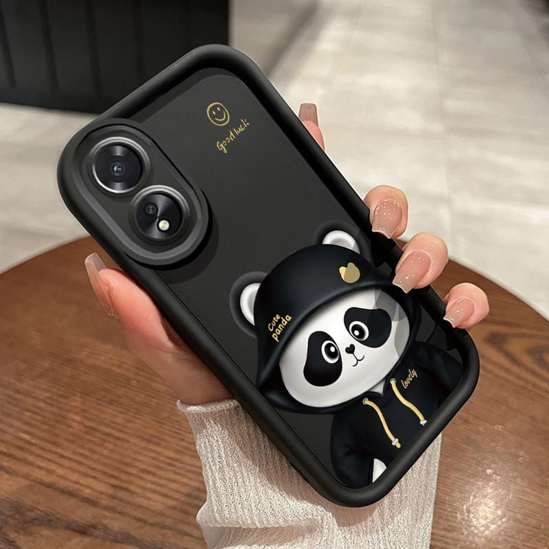 Jual Casing Hp OPPO A18 A38 A2x Case pola Beruang putih lucu HP lensa ...