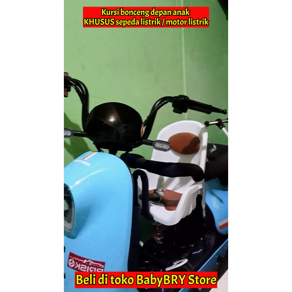 Jual Kursi Bangku Boncengan Anak Depan Sepeda Listrik | Shopee Indonesia