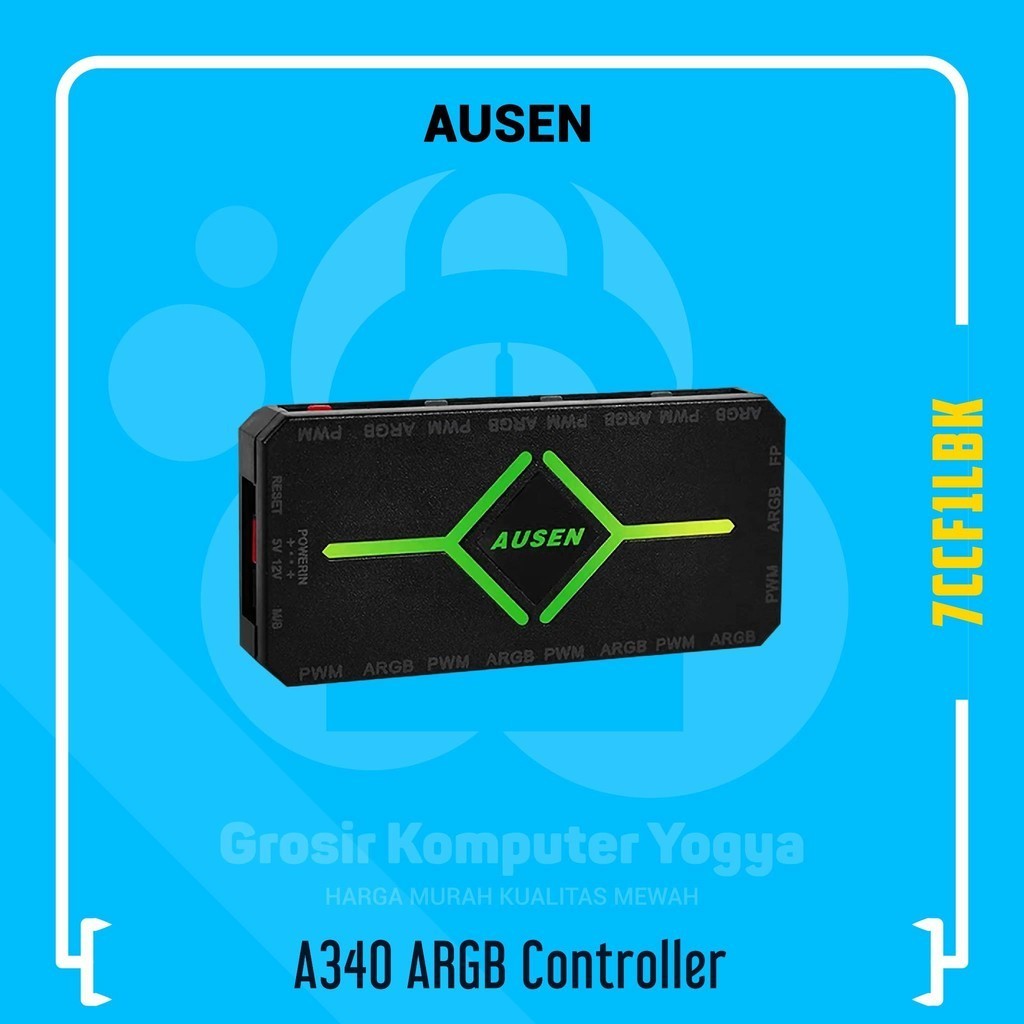 Jual AUSEN A340 5V 3 Pin PWM 4 Pin ARGB Controller with Remote Control | Shopee Indonesia
