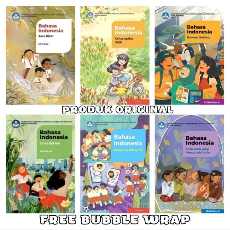 Jual Buku Paket Bahasa Indonesia Kelas 1 2 3 4 5 6 SD Kurikulum Merdeka Kemendikbud | Shopee ...