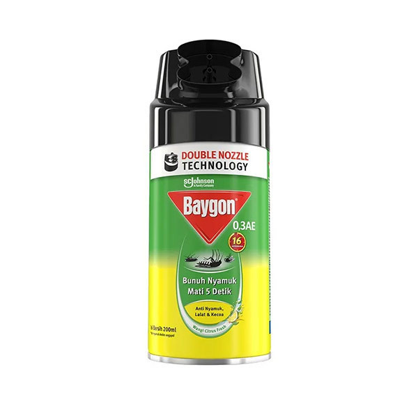 Jual BAYGON FRESH CITRUS AEROSOL 200ML | Shopee Indonesia