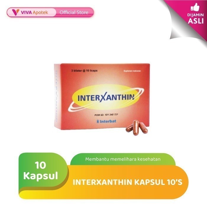 Jual Interxanthin Membantu Memelihara Kesehatan (10 Kapsul) | Shopee ...