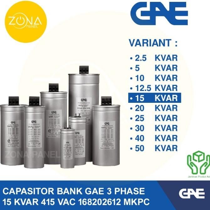 Jual Kapasitor Capasitor Bank Gae 15 Kvar 15Kvar 415V 3 Phase 168202612 | Shopee Indonesia