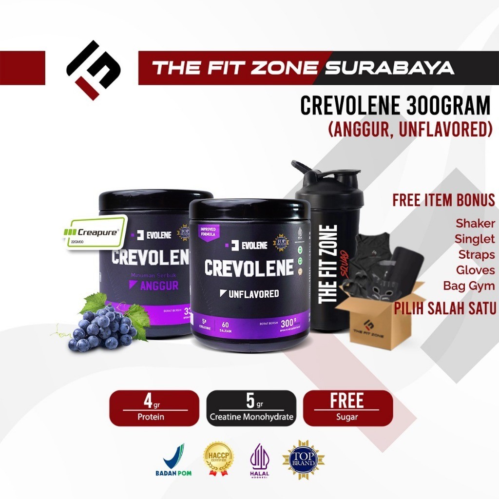 Jual EVOLENE Crevolene Creapure 60 Servings (330 Gram) Supplemen ...