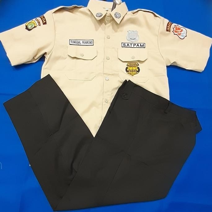 Jual SERAGAM PDH CREAM SATPAM SECURITY TERBARU JM23 | Shopee Indonesia