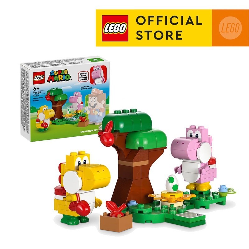 Jual LEGO Super Mario 71428 Yoshis’ Egg-cellent Forest Expansion Set ...