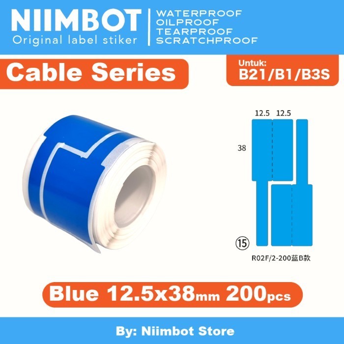 Jual Label Stiker Niimbot B21 B1 B3S Cable Kabel Lan Tag Label Stier ...