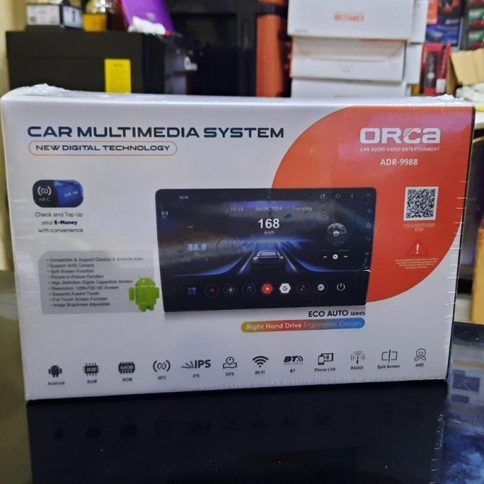 Jual Jual!! head unit double din android 9 inch orca ram 2/16gb ...