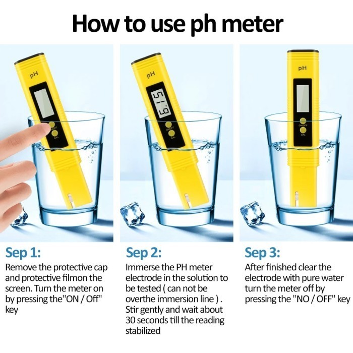 Jual READY Rz Ph Meters Ph Meter Digital Water Aquarium Ph Meter Pen ...