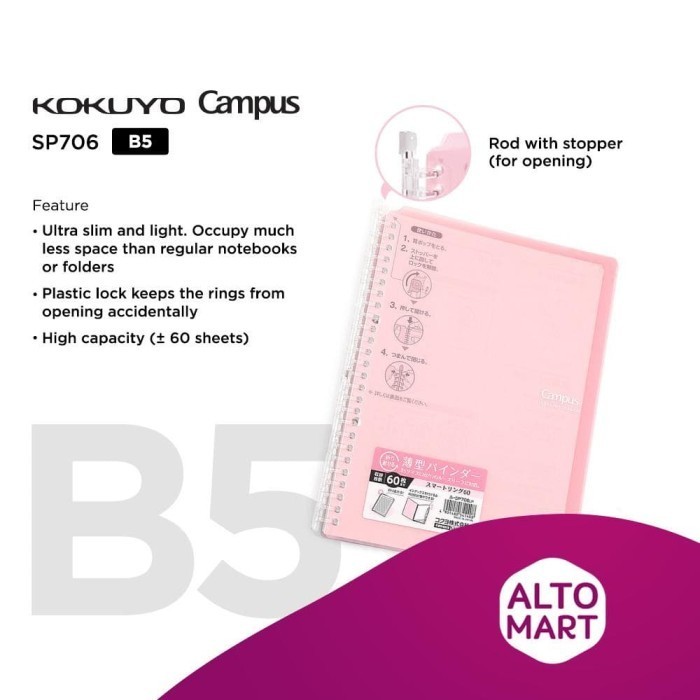 Jual KOKUYO Campus Smart Ring Loose Leaf Binder B5 Folder High Capacity | Shopee Indonesia