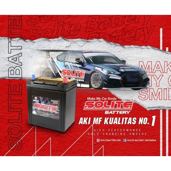 Jual Aki Mobil Solite 55D23L Maintenance Free Nissan Xtrail Hyundai ...