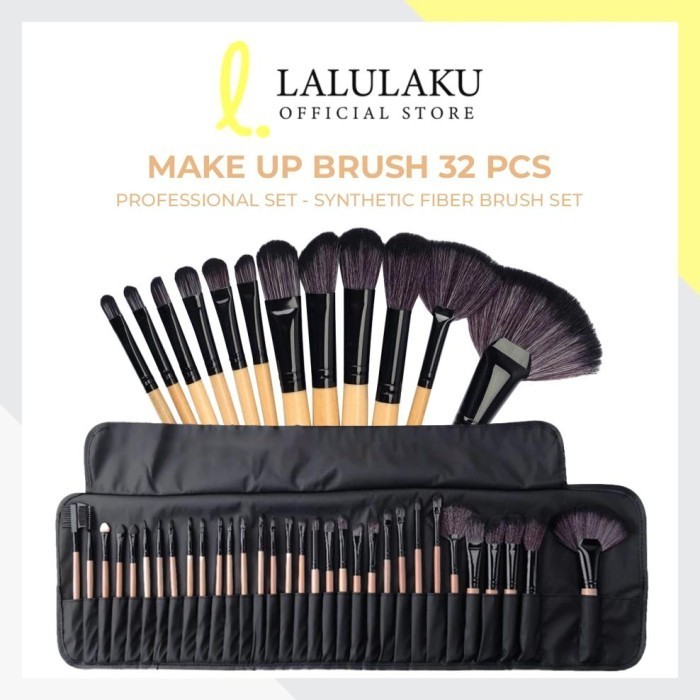 Jual Extra Kuas Make Up Set 32 Lengkap Sf1 Brush Pouch Makeup Alat Rias ...