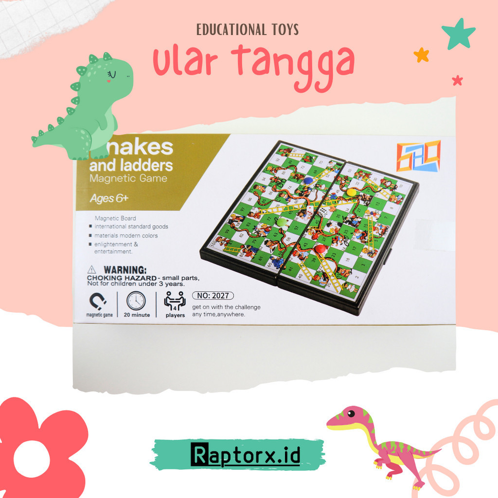 Jual Magnet Plastik Snake And Ladders Games Ular Tangga Magnet Melatih ...