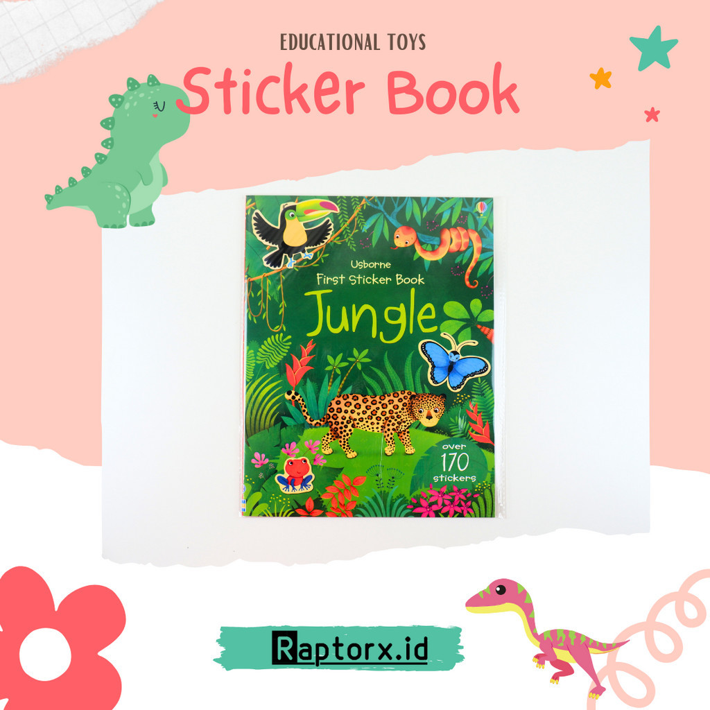 Jual Sticker Book First Sticker Book Kertas Usborne Buku Menempel ...
