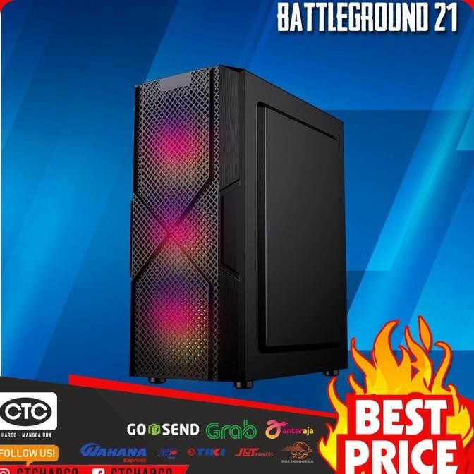 Jual SIMBADDA BATTLEGROUND 21 WITH 3 FAN RGB CASING PC GAMING | Shopee ...