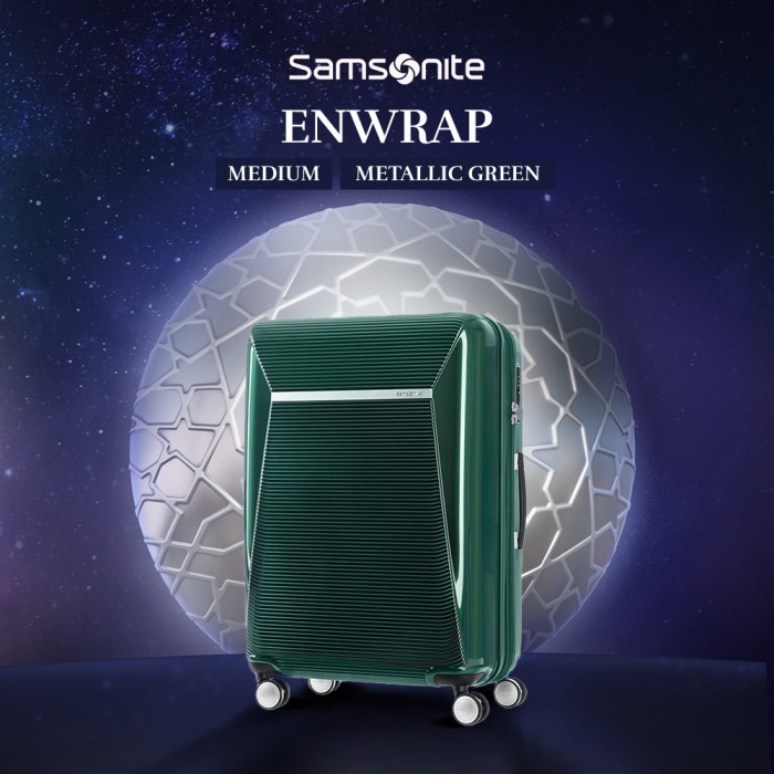 Jual Samsonite Koper Hardcase Enwrap Medium 25inch - Metallic Green ...