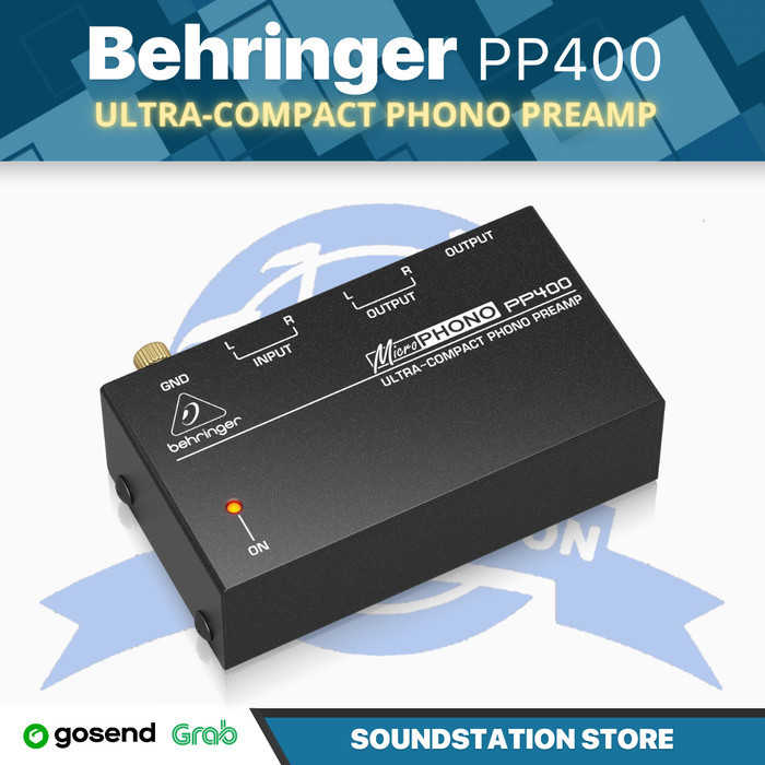 Jual Behringer Microphono Pp400 Phono Preamp Rca Trs Stereo | Shopee ...