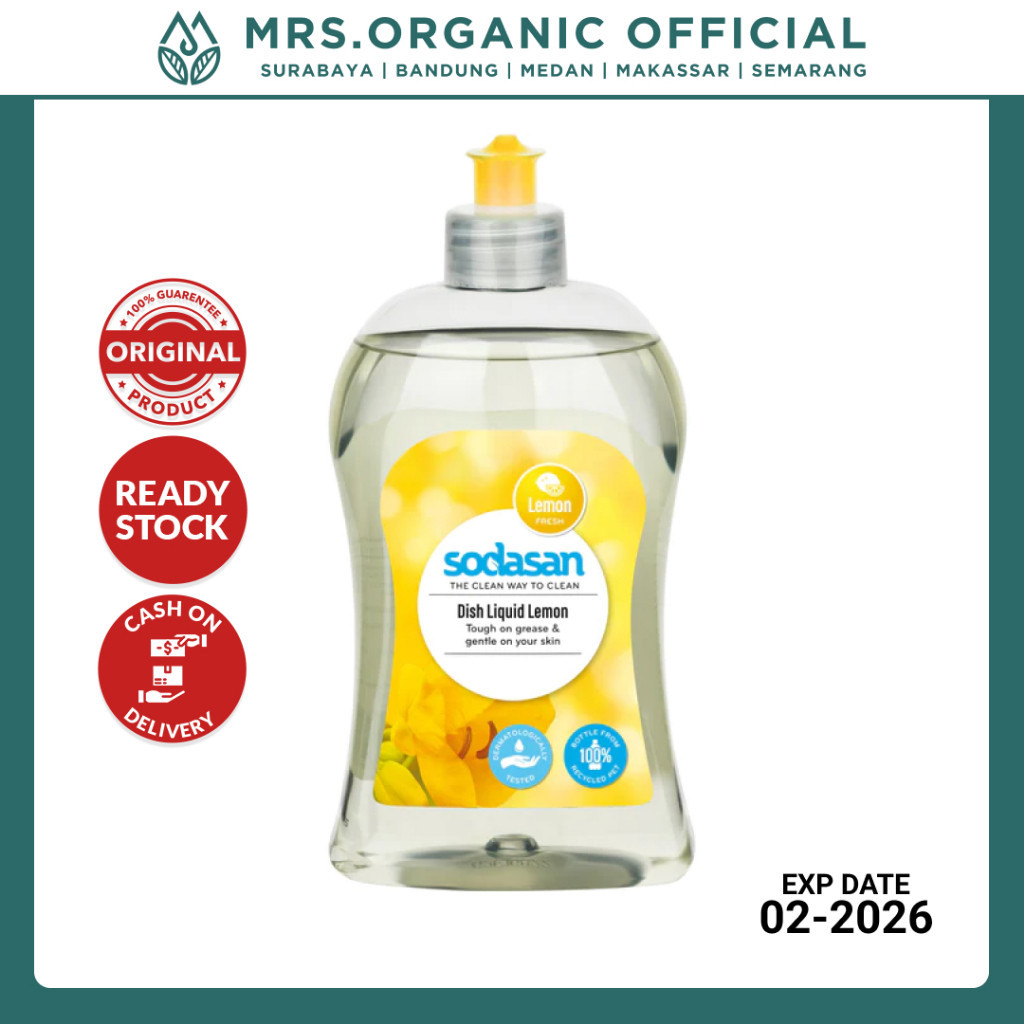 Jual Pembersih Peralatan Dapur Sodasan Hand Dishwashing Lemon 500ml - Sabun Cuci Piring | Shopee ...