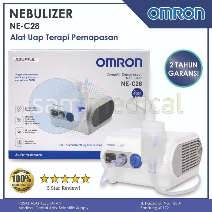 Jual Omron Ne-C28 Nebulizer Compressor / Alat Uap Bergaransi 2 Tahun | Shopee Indonesia