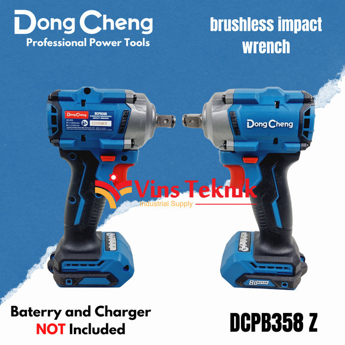 Jual Brushless Impact Wrench 20V Dcpb358 Z Pembuka Baut Dongcheng ...