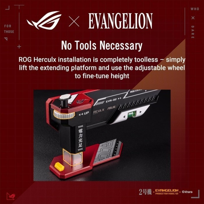 Jual Asus Rog Herculx Eva 02 Edition - Graphics Card / Vga Holder | Shopee Indonesia