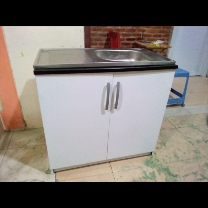 Jual Meja Wastafel Rak Piring Kitchen Set Bawah Buat Cuci Piring 1234 ...