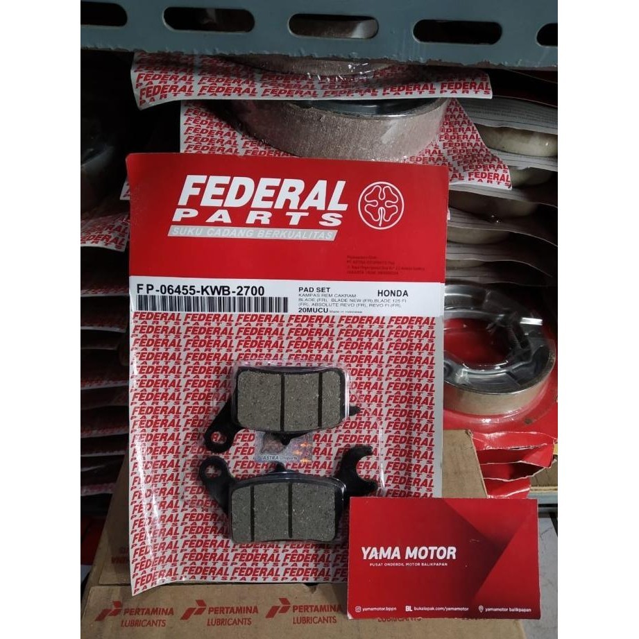 Jual !!!!!!] DISC PAD - KAMPAS CAKRAM BLADE FP-06455-KWB-2700 FEDERAL ...