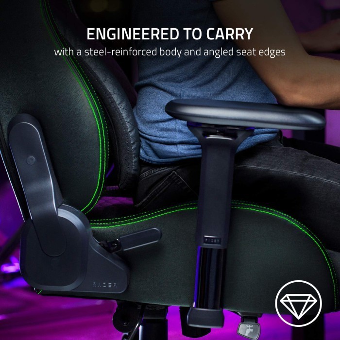 Jual Razer Iskur Gaming Chair With Built-In Lumbar Support Kursi Gaming ...