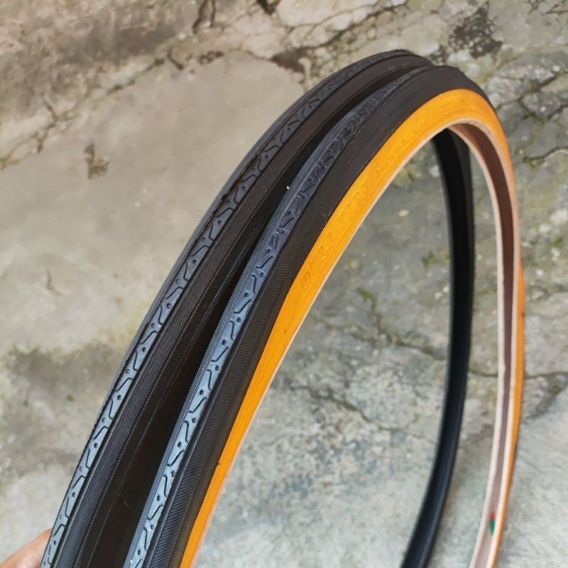 Jual ban luar sepeda balap jadul 27 x 1 1/4 ban deli tire sepeda balap | Shopee Indonesia