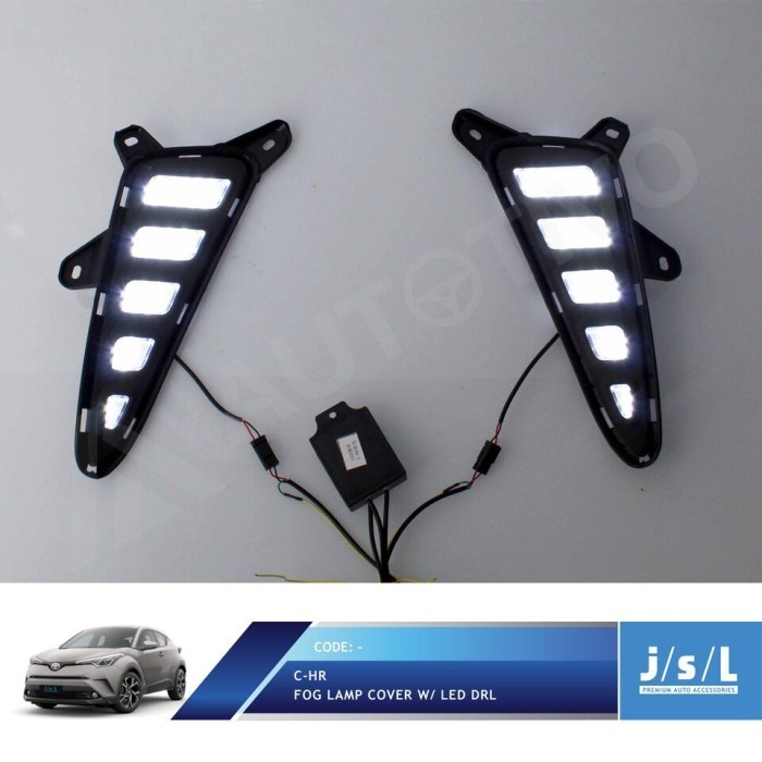 Jual Led Drl Toyota Chr Fog Lamp Cover Drl | Shopee Indonesia