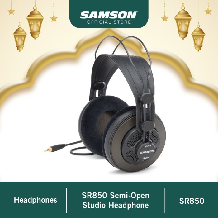 Jual Samson Sr850 Semi-Open Studio Headphone | Shopee Indonesia
