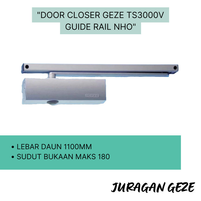 Jual NEW!!! Door Closer Geze TS3000V Guide Rail NHO | Shopee Indonesia