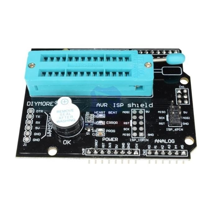 Jual AVR ISP expansion bootloader burner shield for untuk Arduino Uno Mega | Shopee Indonesia