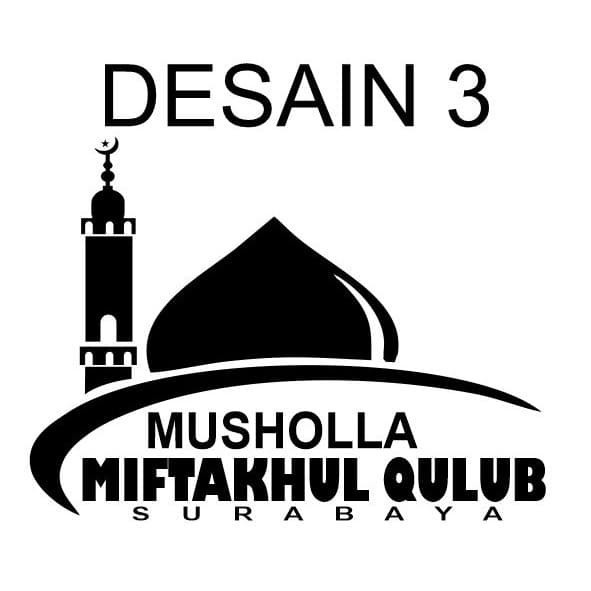 Jual Stiker Custom Stiker Nama Masjid Mushollah Dinding Kaca | Shopee ...