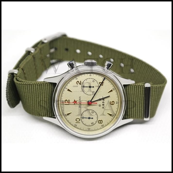 Jual Seagull 1963 Mechanical St19 Chronograph Movement Airforce Pilot ...