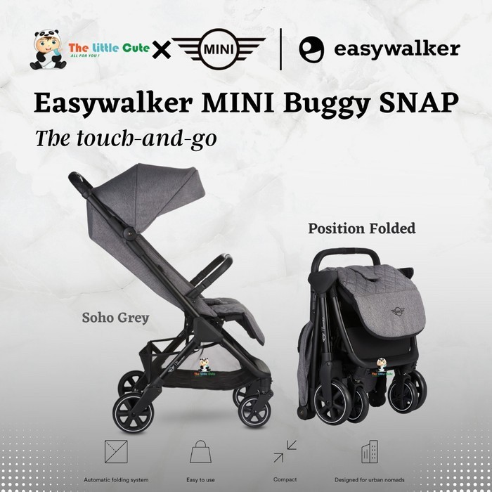 Jual Easywalker Mini Buggy Snap Stroller Cabin Size Autofold | Shopee ...