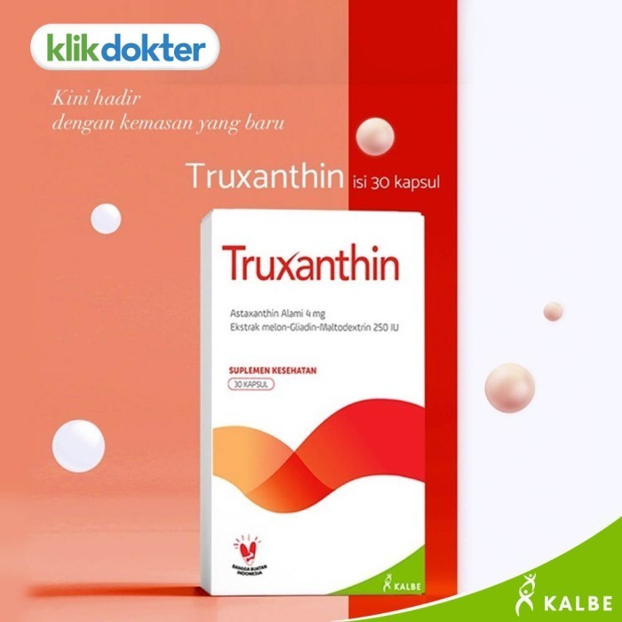 Jual Truxanthin 30 Kapsul - Suplemen Astaxanthin Tinggi Antioksidan ...