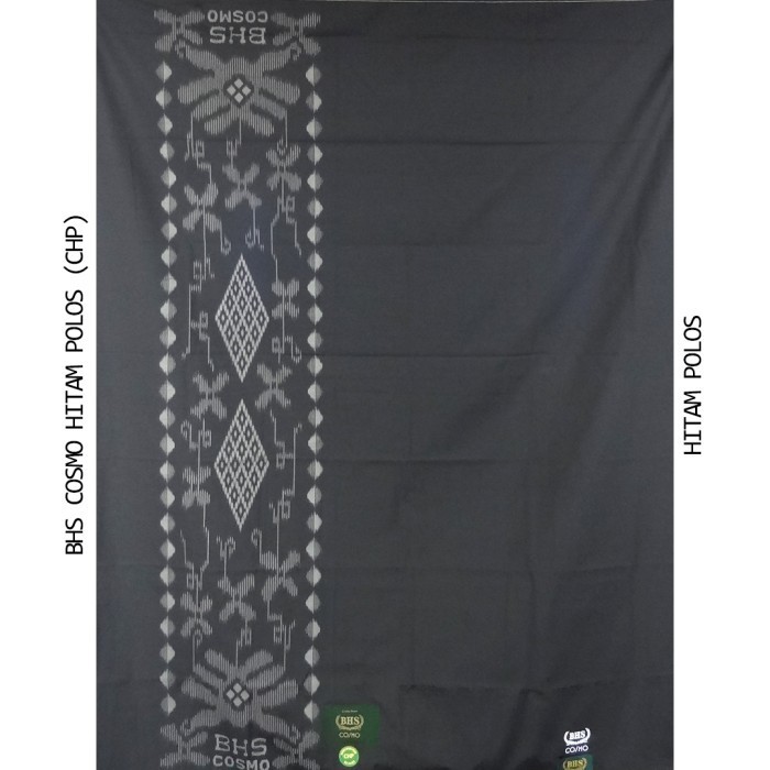 Jual Sarung Bhs Cosmo Hitam Polos (Chp) | Shopee Indonesia