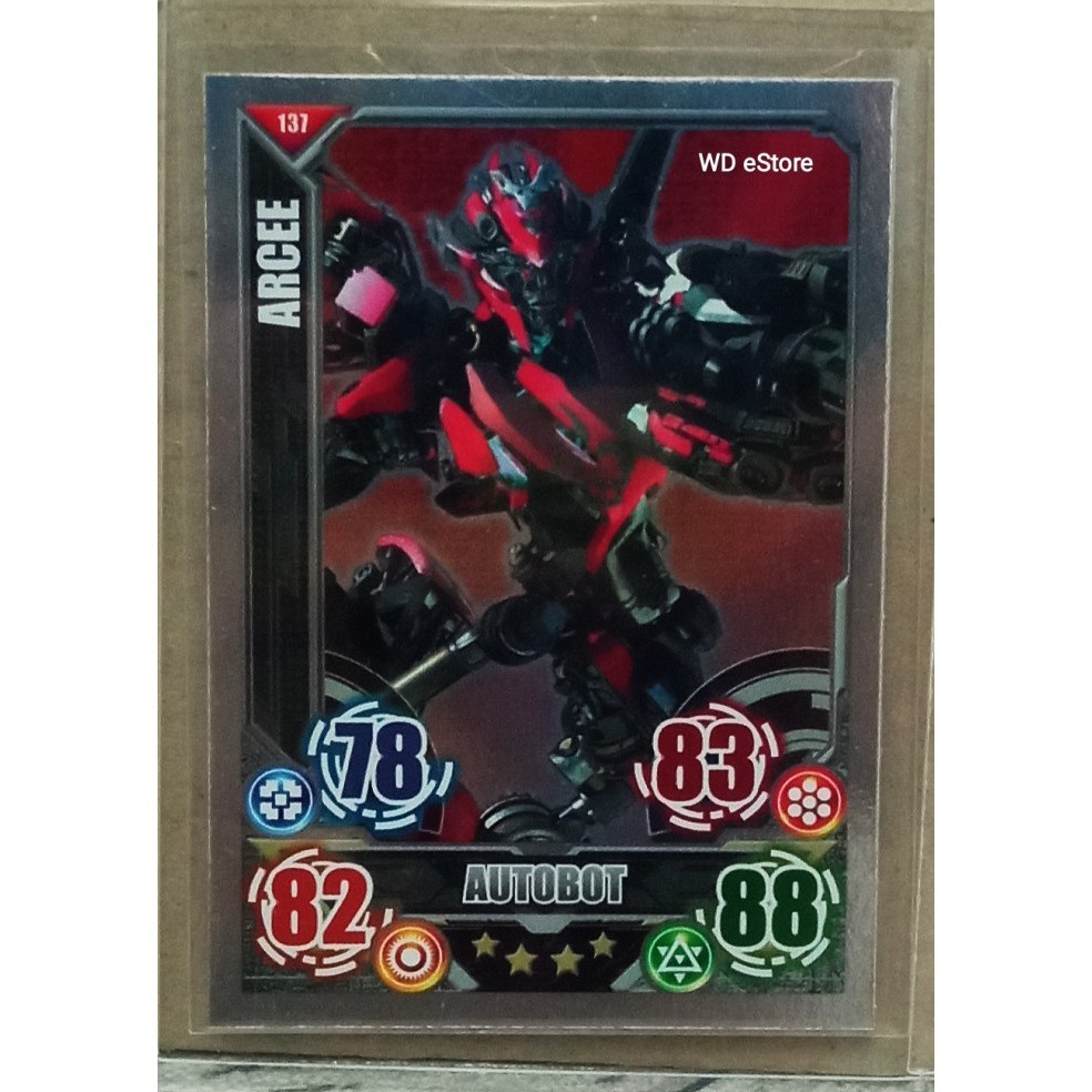 Jual [WDE] Kartu Hologram Silver Foil Transformers Autobot Arcee ...