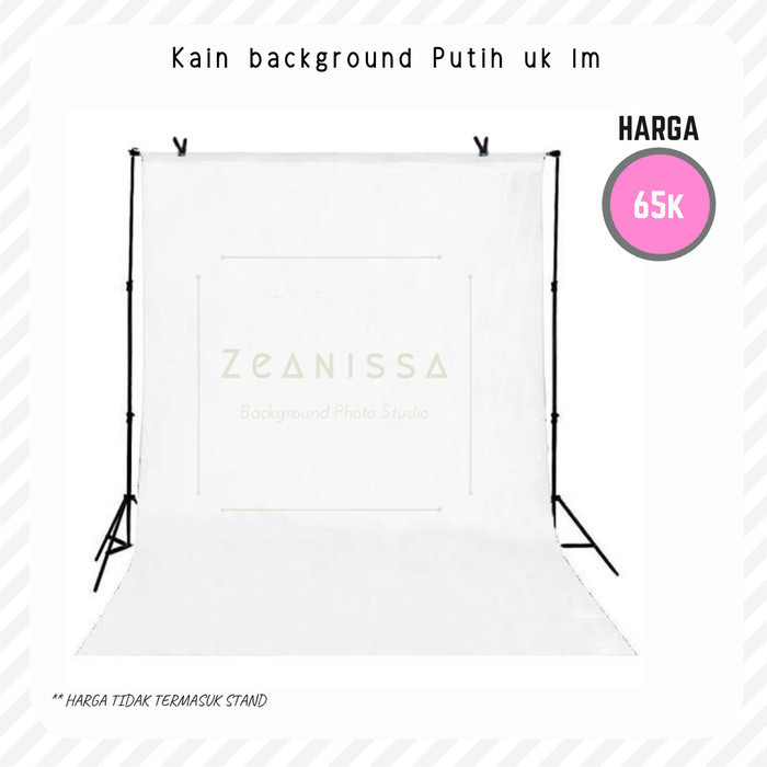 Jual Kain Background Backdrop Foto polos putih 1 m meter | Shopee Indonesia