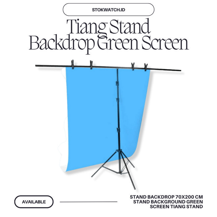 Jual Stand Backdrop 70X200 CM Stand Background Green Screen Tiang Stand ...