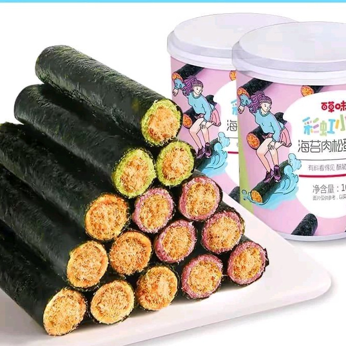 Jual halal hai tai rou song dan Juan rumput laut gulung Bai cao wei ...