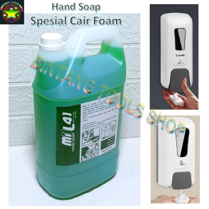 Jual Hand Soap Foam Spesial Sabun Cuci Tangan Foang Cair Ll41 4Liter ...