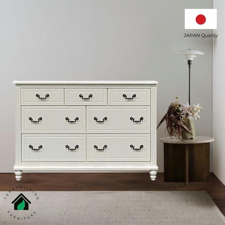 Jual Lemari Kabinet Kayu Bupet Klasik Murah Amelia Wide Chest | Shopee ...