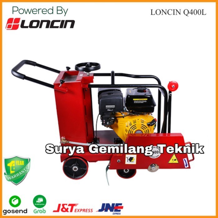 Jual Mesin Potong Aspal / Concrete Cutter Loncin Q400L Original Dan ...