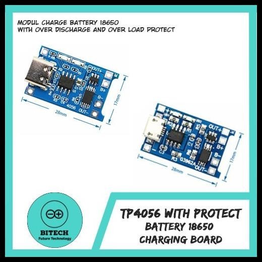 Jual GRATIS ONGKIR MODUL TP4056 MICRO USB CHARGER 18650 BATERAI LITHIUM ...