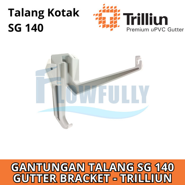Jual GANTUNGAN TALANG PVC SG 140 TRILLIUN KOTAK SQUARE GUTTER BRACKET ...