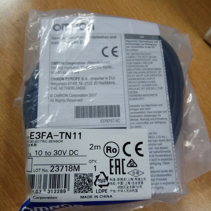 Jual Photo sensor E3FA - TN11 Omron Original | Shopee Indonesia