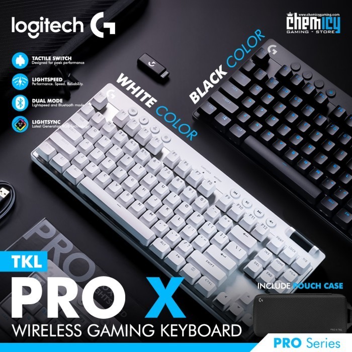 Jual Logitech G Pro X TKL Lightspeed Wireless Mechanical Gaming Keyboard | Shopee Indonesia